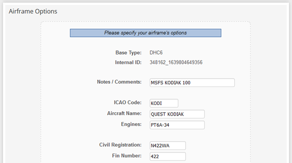 simBrief | Documents | Walker Air Transport